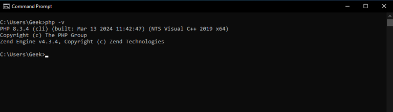 PHP in Windows: How to Install and Use It – GeekyLab