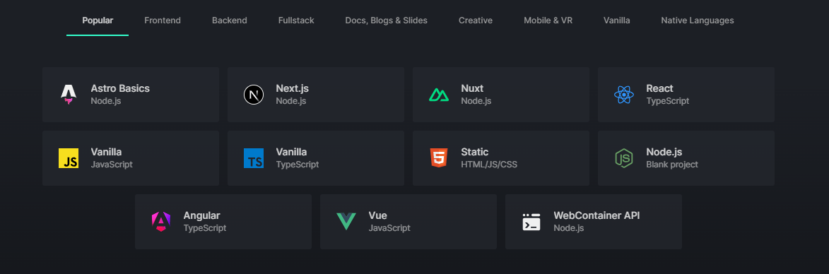 StackBlitz - A Powerful Online Code Editor for Developers👨‍💻 – GeekyLab